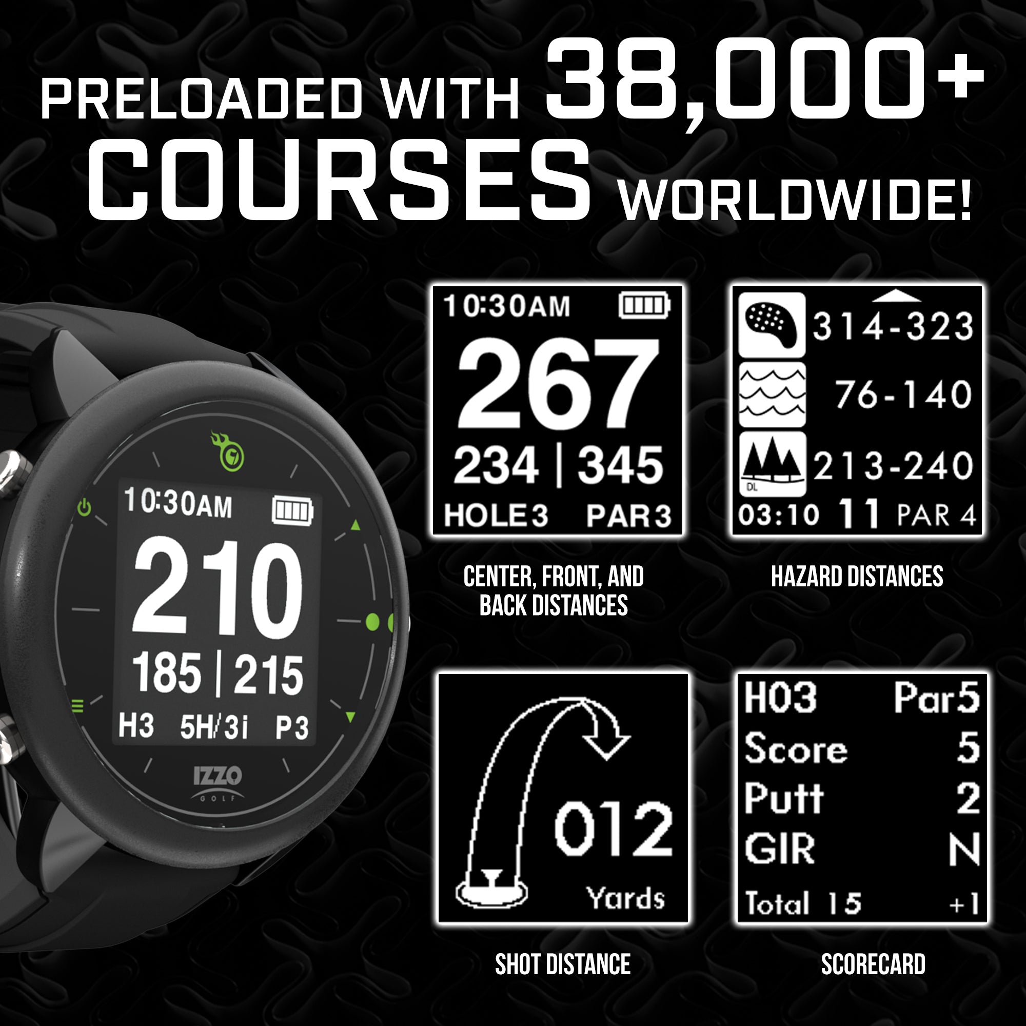 Swami Golf GPS Watch – IZZO Golf